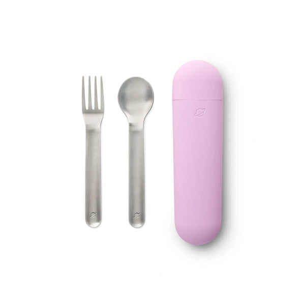 Kids Stainless Steel Utensil Set with Carrying Case - PUBLIC